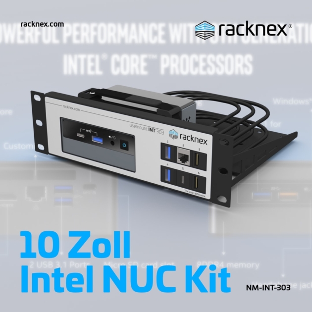 10 inch Intel NUC Rackmount Kit | racknex