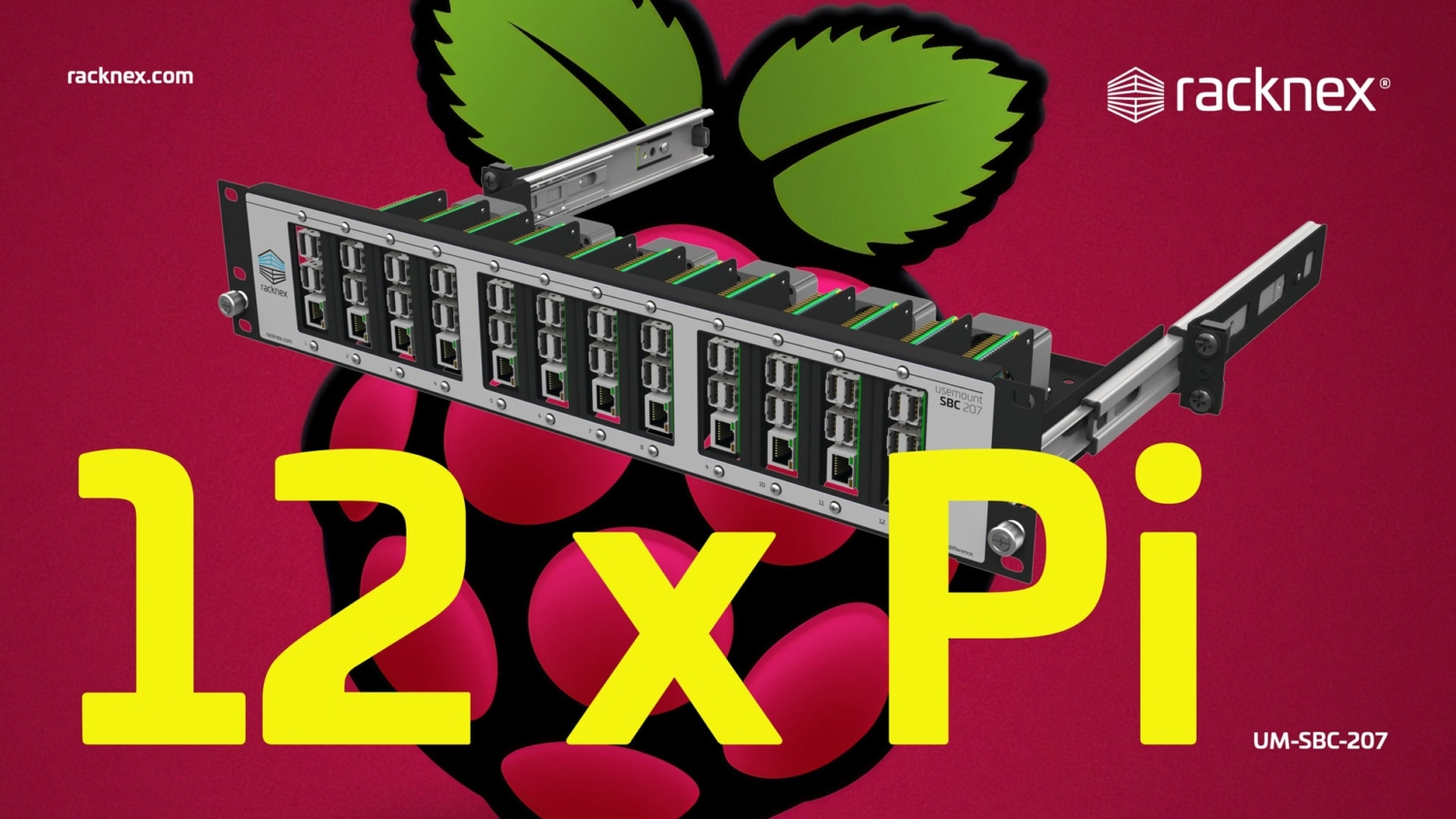 12x Raspberry Pi Rack Mount Kit | racknex