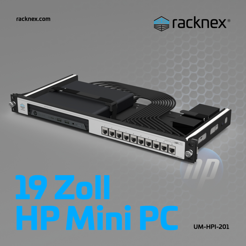 HP Mini PC Rack Mount Kit UM-HPI-201 | racknex