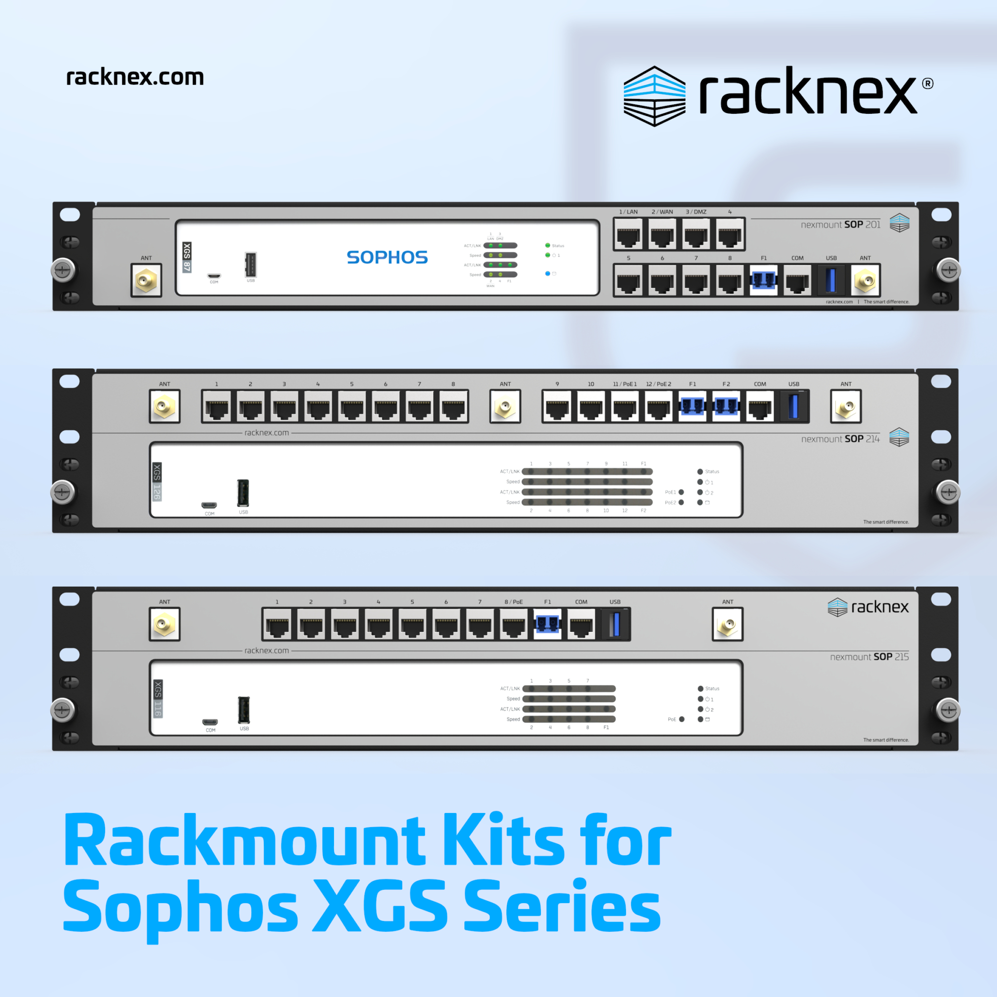 Rackmount Kits for Sophos XGS Series Desktop | racknex