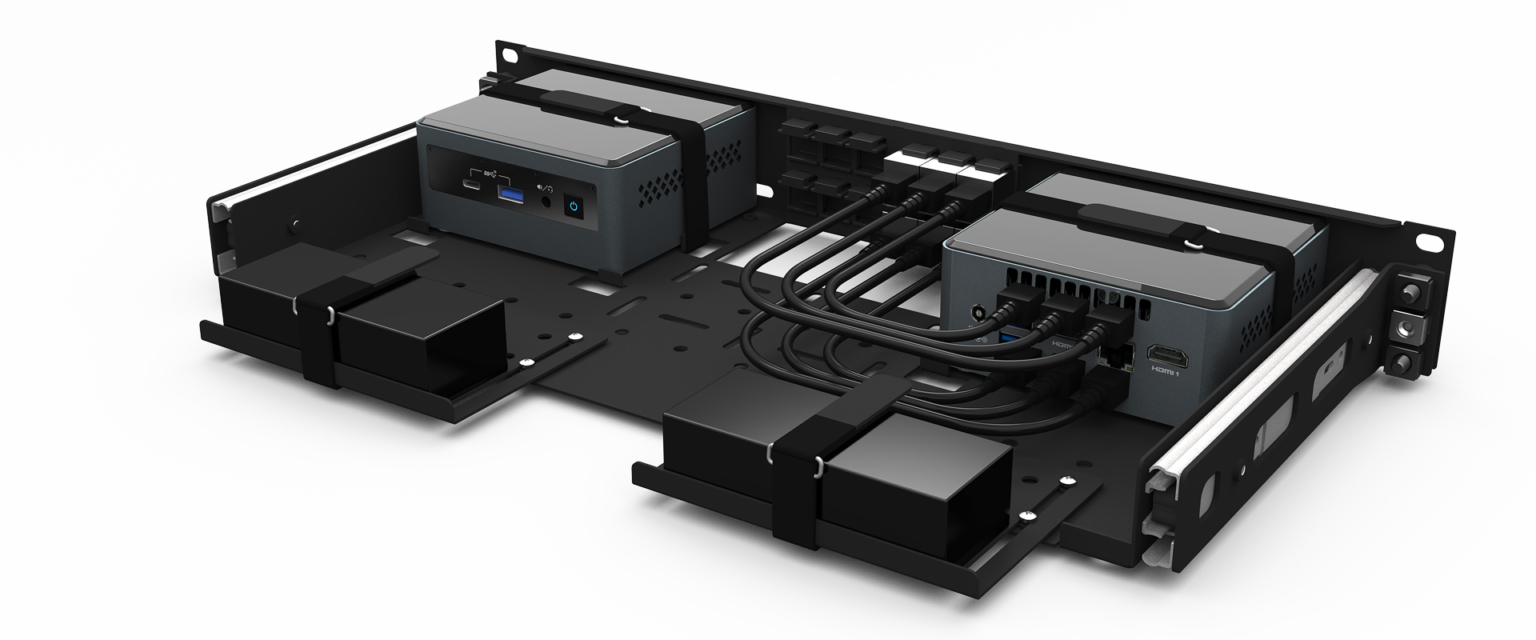 Intel NUC Slim and Tall Rackmount Kit | UM-INT-207 | racknex