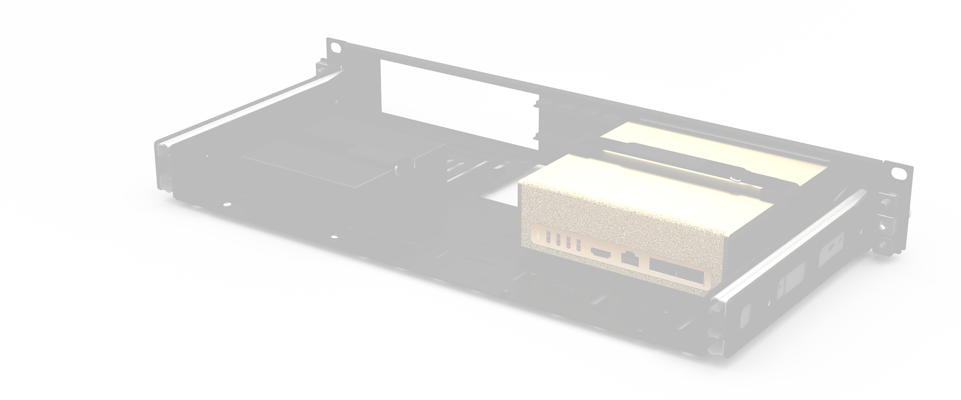 NVIDIA DGX Spark Rackmount Kit | UM-NVI-201 | racknex